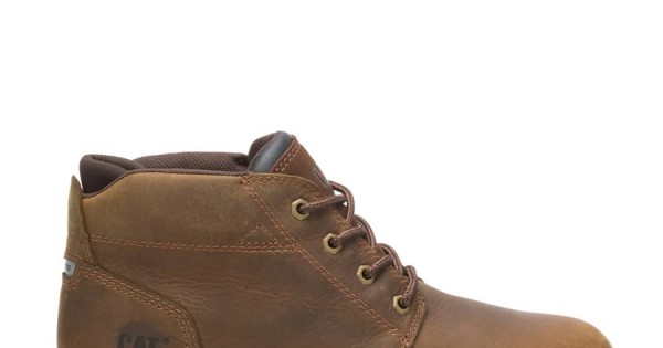 CAT Exposition 4.5" Safety Boots Brown