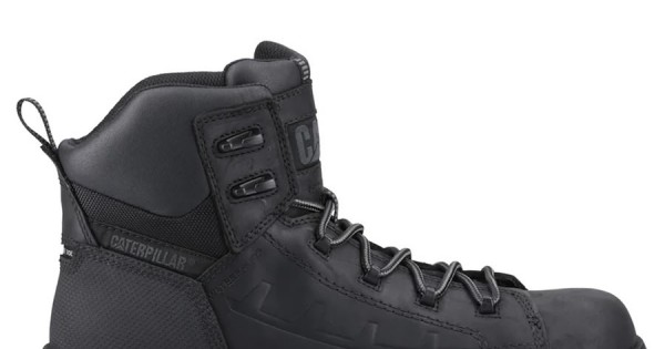 CAT Threshold Waterproof Safety Boots Black