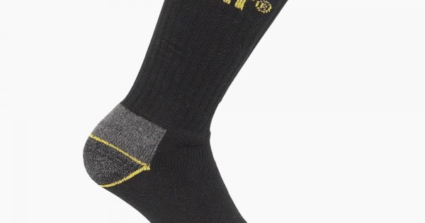 CAT Black Crew Work Sock 3-Pack